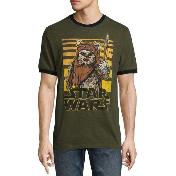Fifth Sun | Shirts | New Star Wars Ewok Ringer Tshirt Return Of The ...